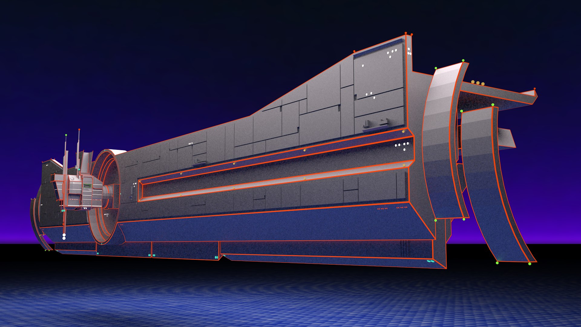 3D TRON 1982 Carrier Model - TurboSquid 1811129