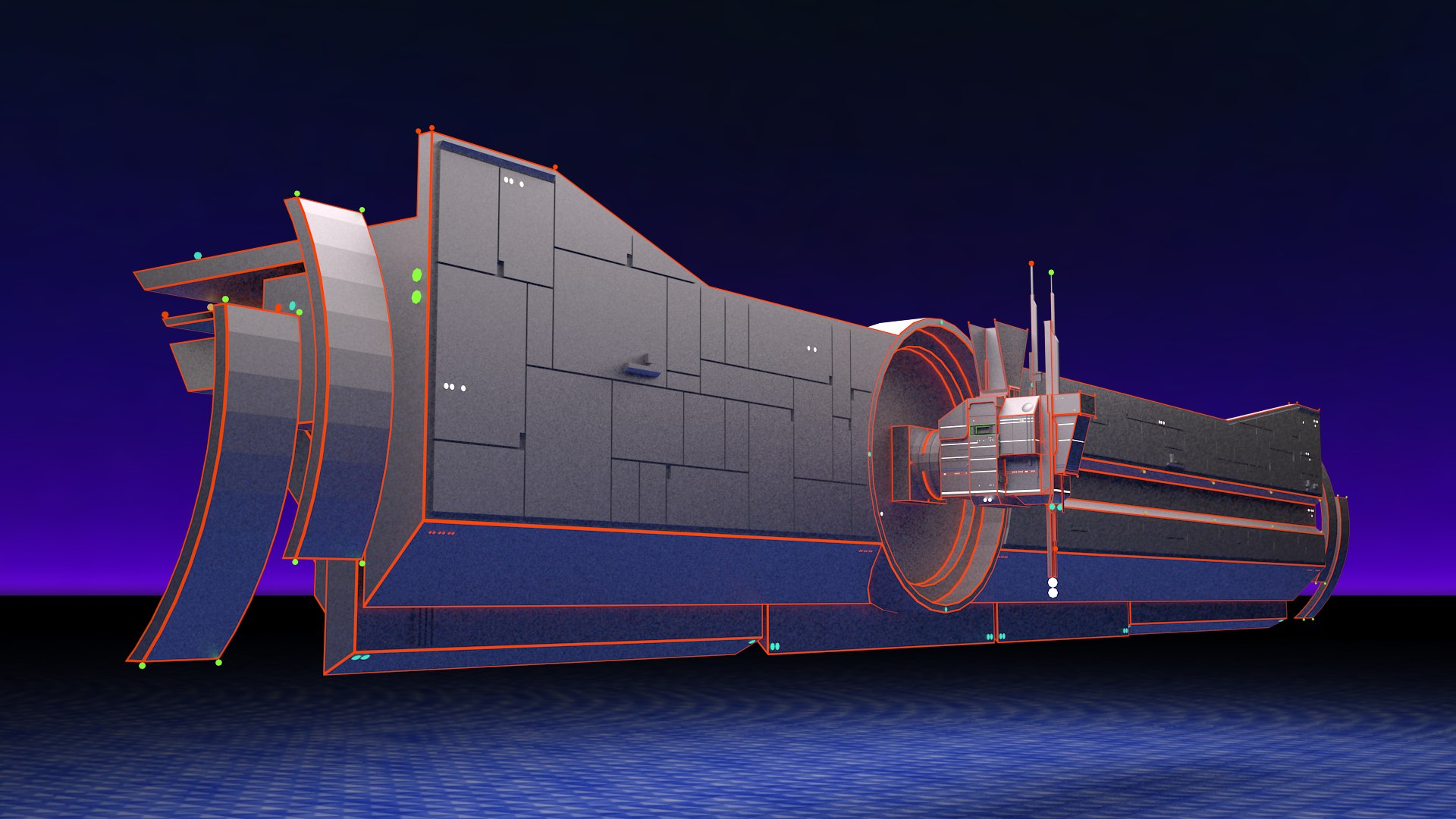 3D TRON 1982 Carrier Model - TurboSquid 1811129