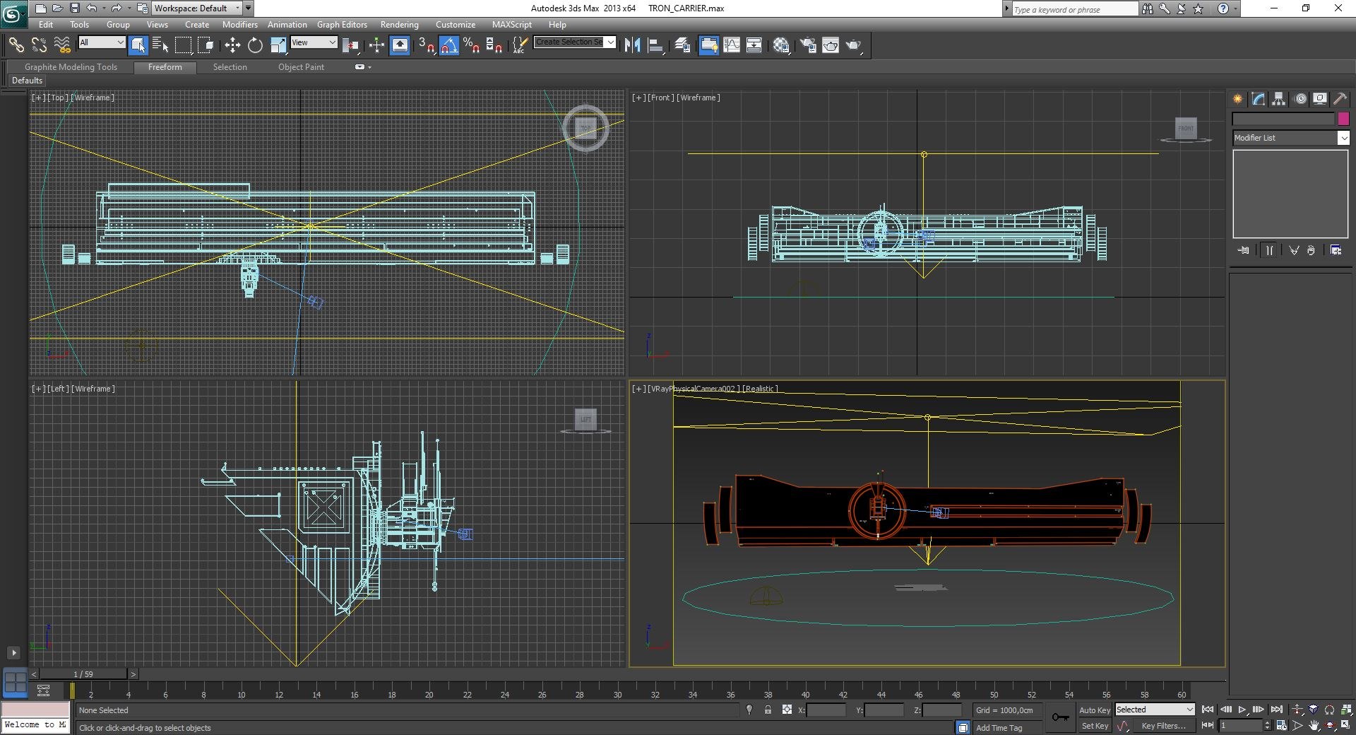 3D TRON 1982 Carrier Model - TurboSquid 1811129