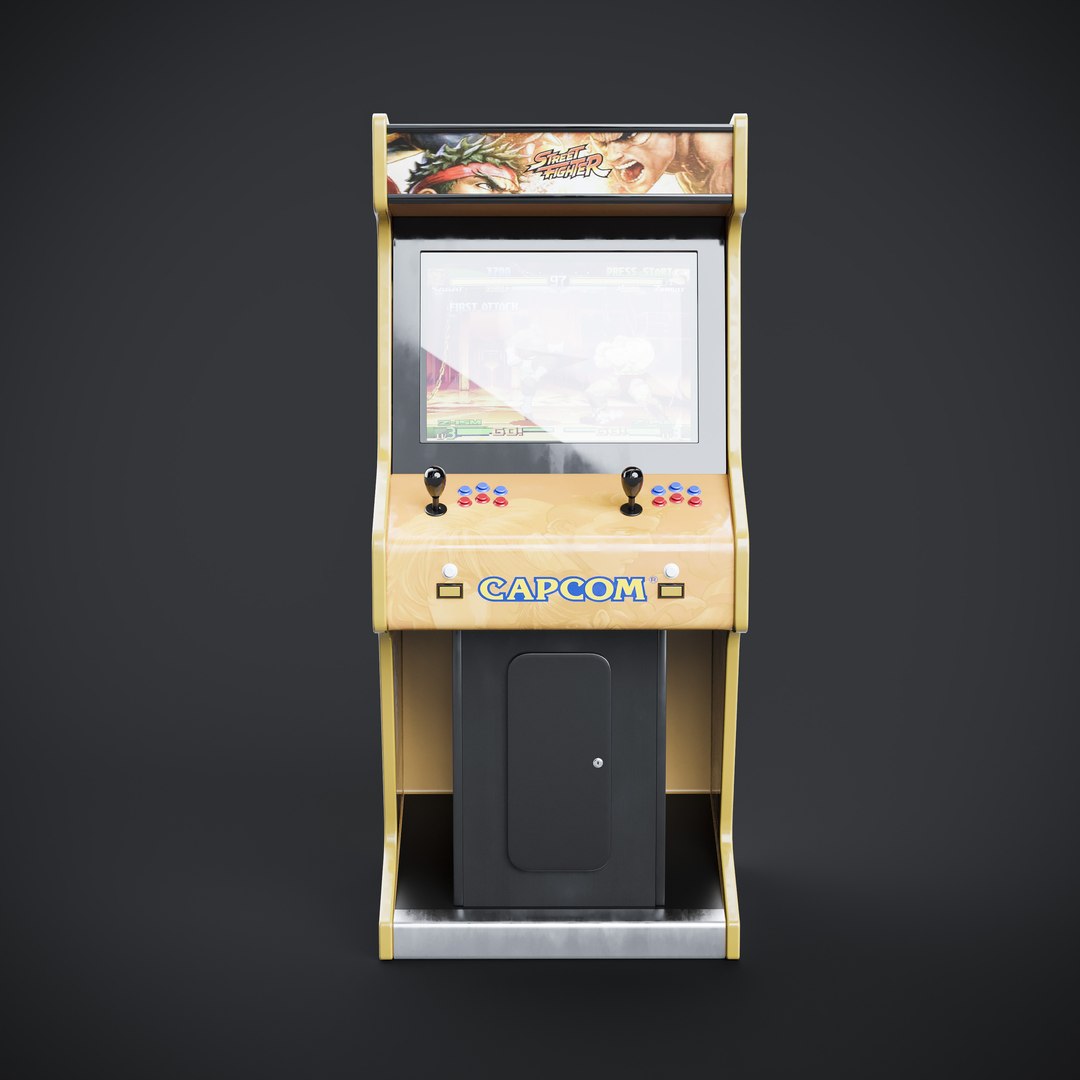 3D Arcade Machine Cabinet Model - TurboSquid 1568258