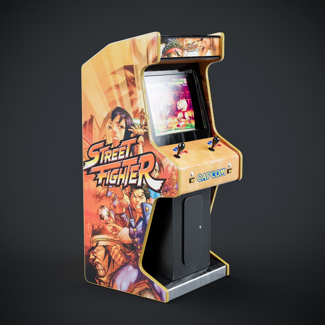 3D Arcade Machine Cabinet Model - TurboSquid 1568258