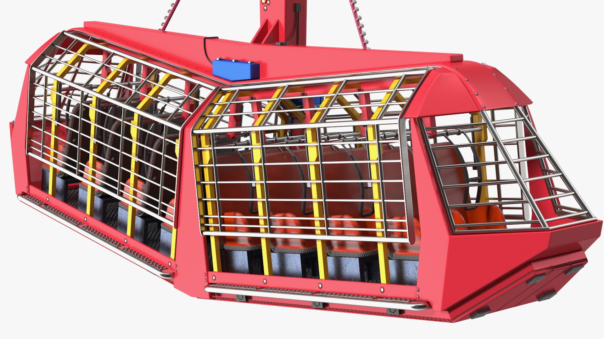 Kamikaze Ranger Ride Attraction Cabin 3D model - TurboSquid 1755674