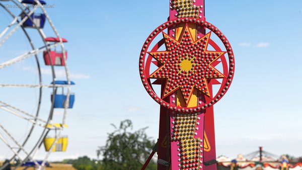 Kamikaze Ranger Ride Attraction Cabin 3D model - TurboSquid 1755674