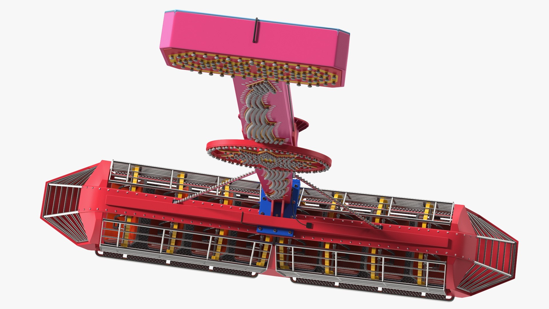 Kamikaze Ranger Ride Attraction Cabin 3D model - TurboSquid 1755674