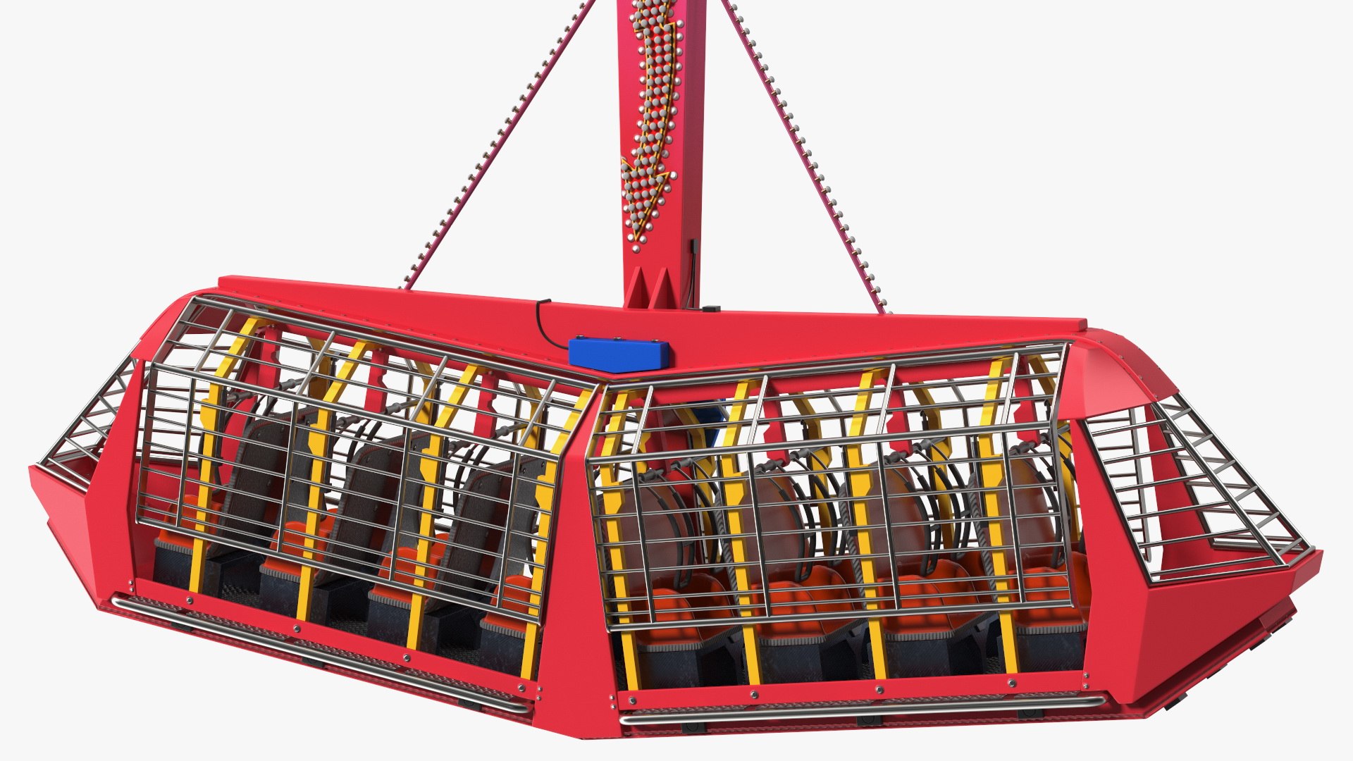 Kamikaze Ranger Ride Attraction Cabin 3D model - TurboSquid 1755674