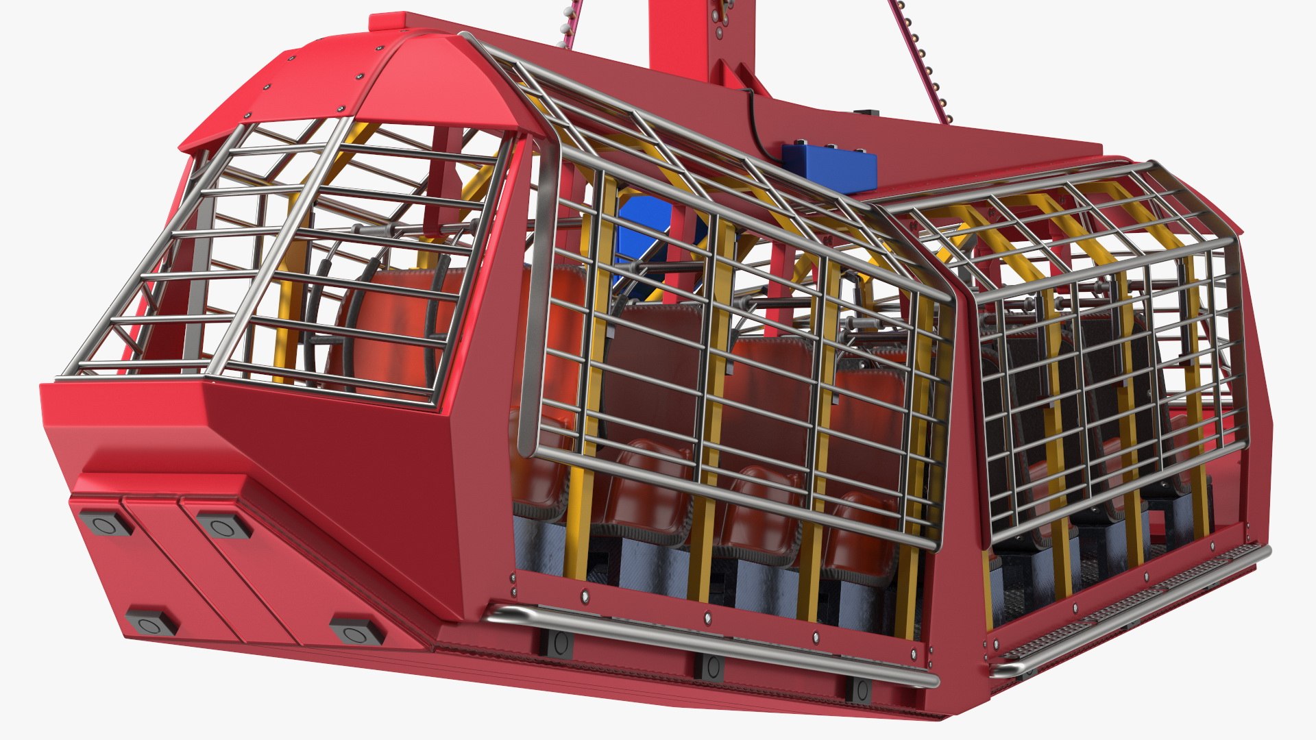 Kamikaze Ranger Ride Attraction Cabin 3D model - TurboSquid 1755674