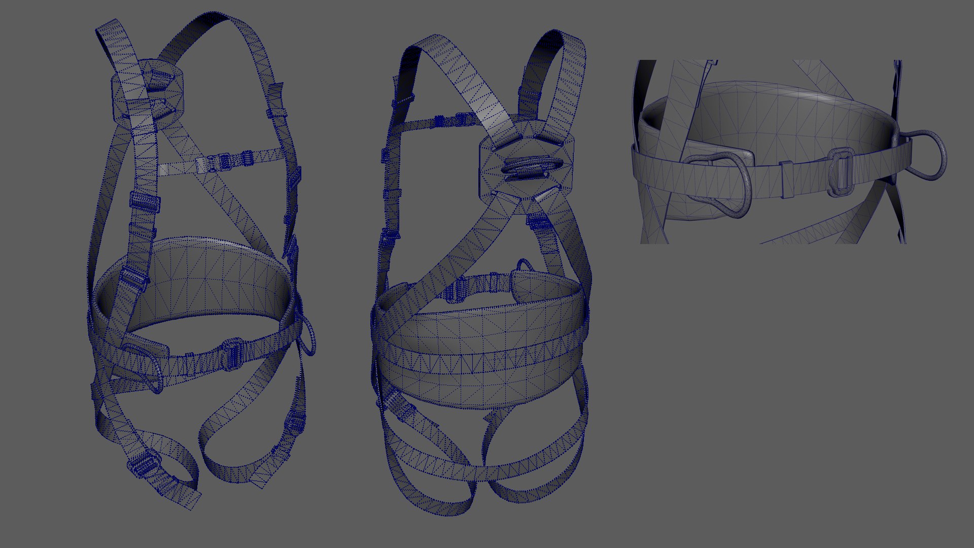 3D Protection Climbing Harness Model - TurboSquid 2202304