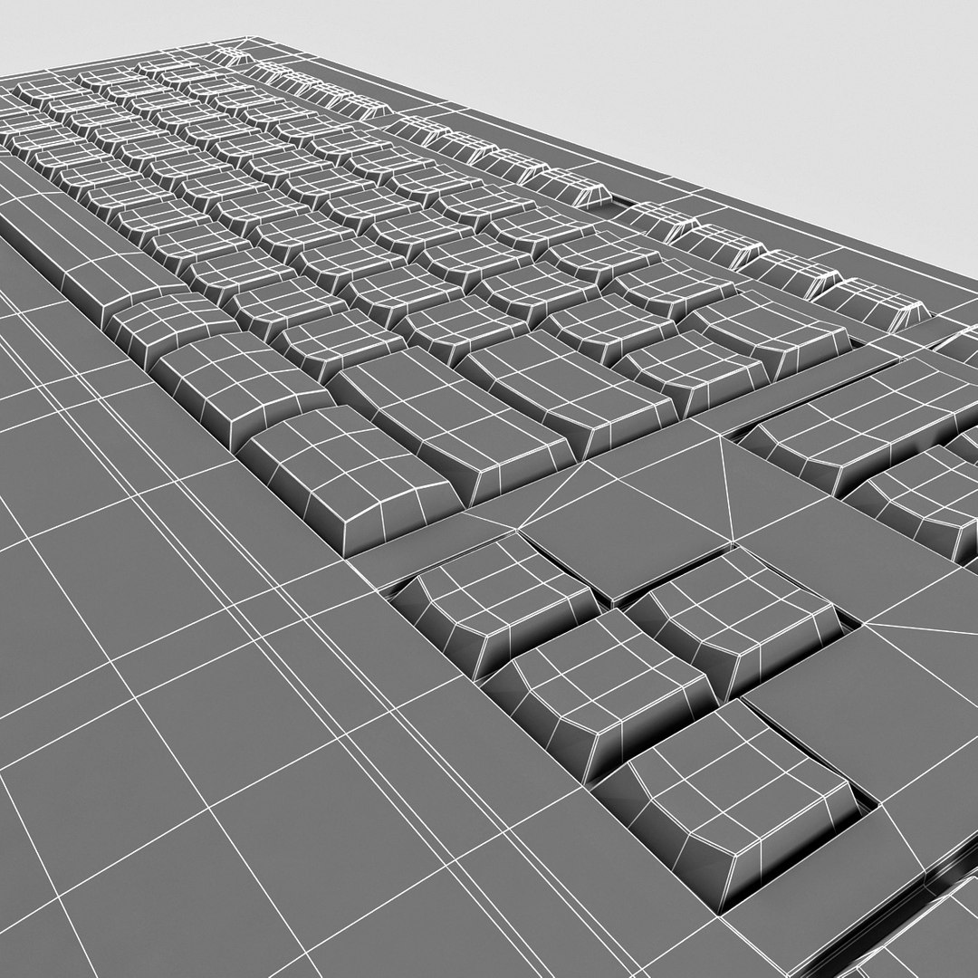Logitech Illuminated Keyboard 3d C4d