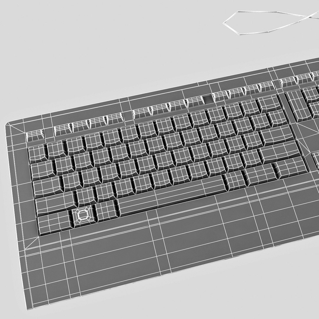 Logitech Illuminated Keyboard 3d C4d