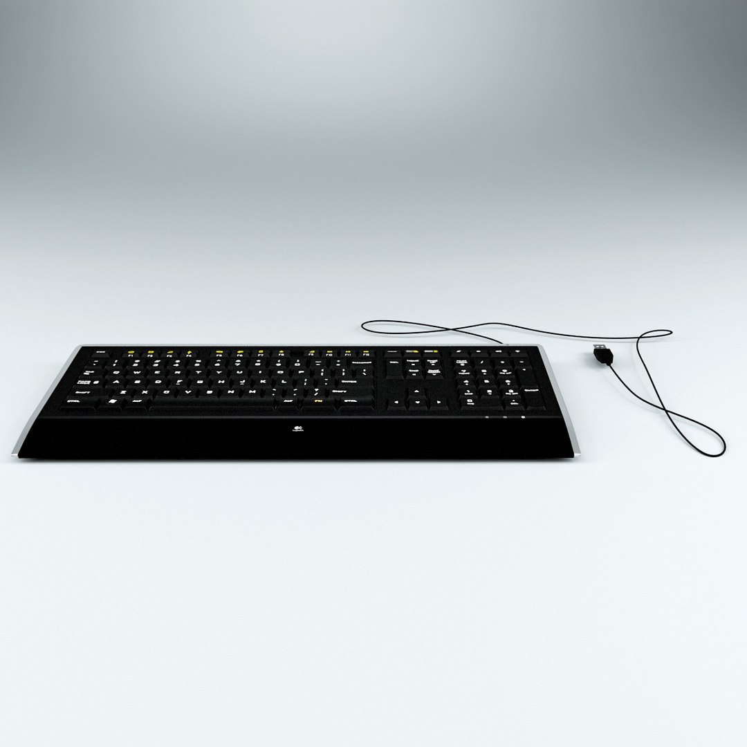 Logitech Illuminated Keyboard 3d C4d