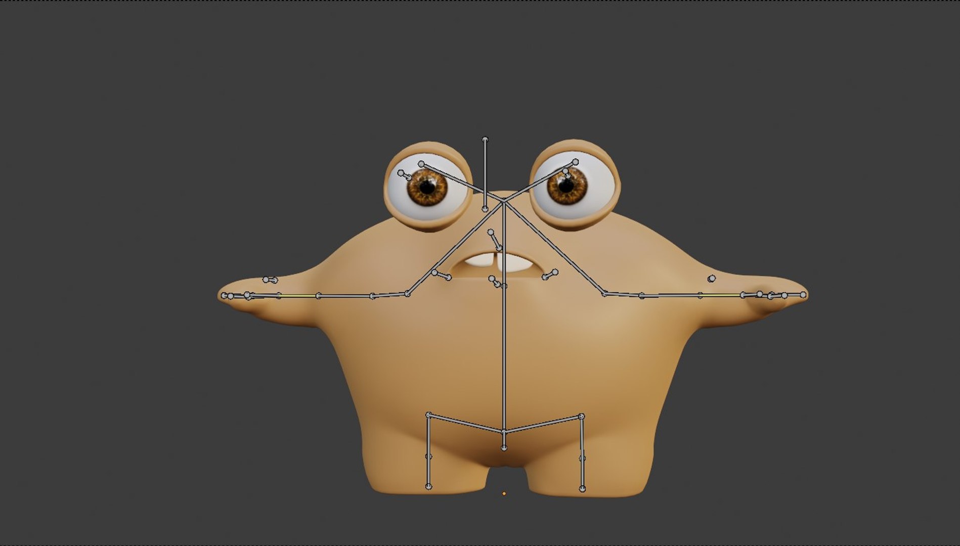 3D Simple Rigged Monster Character Model - TurboSquid 1893439