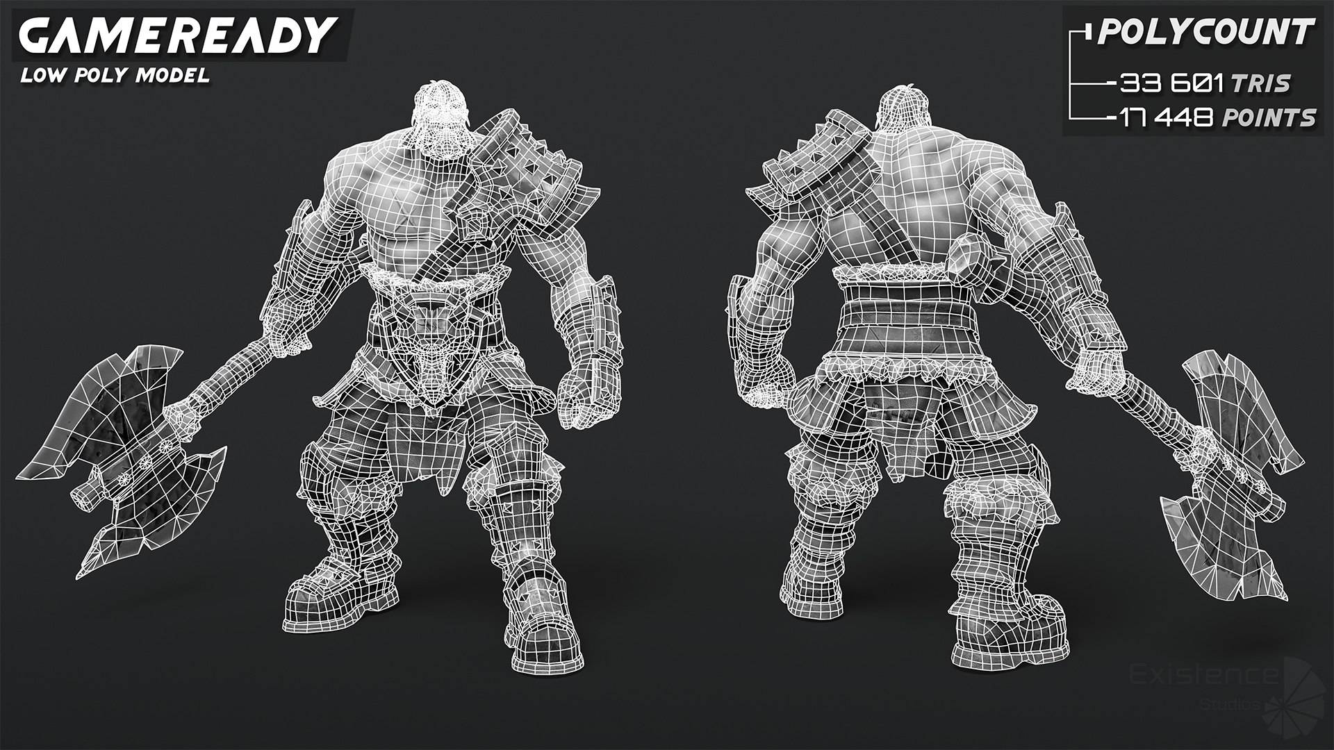 Stylized Warrior Pack 2 - Hero Fantasy Medieval Characters - 50 3D ...