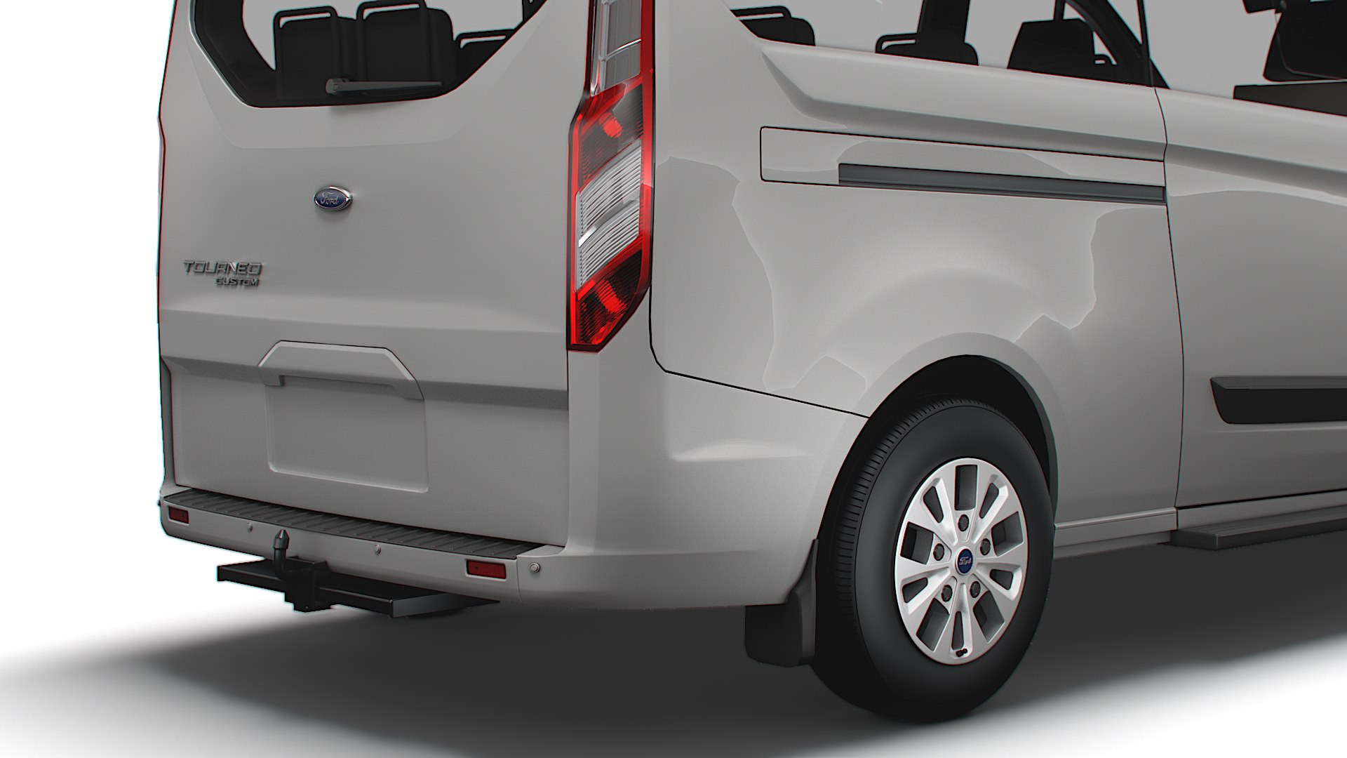 Ford Tourneo Custom L2H2 2016 3D Model - TurboSquid 2045003