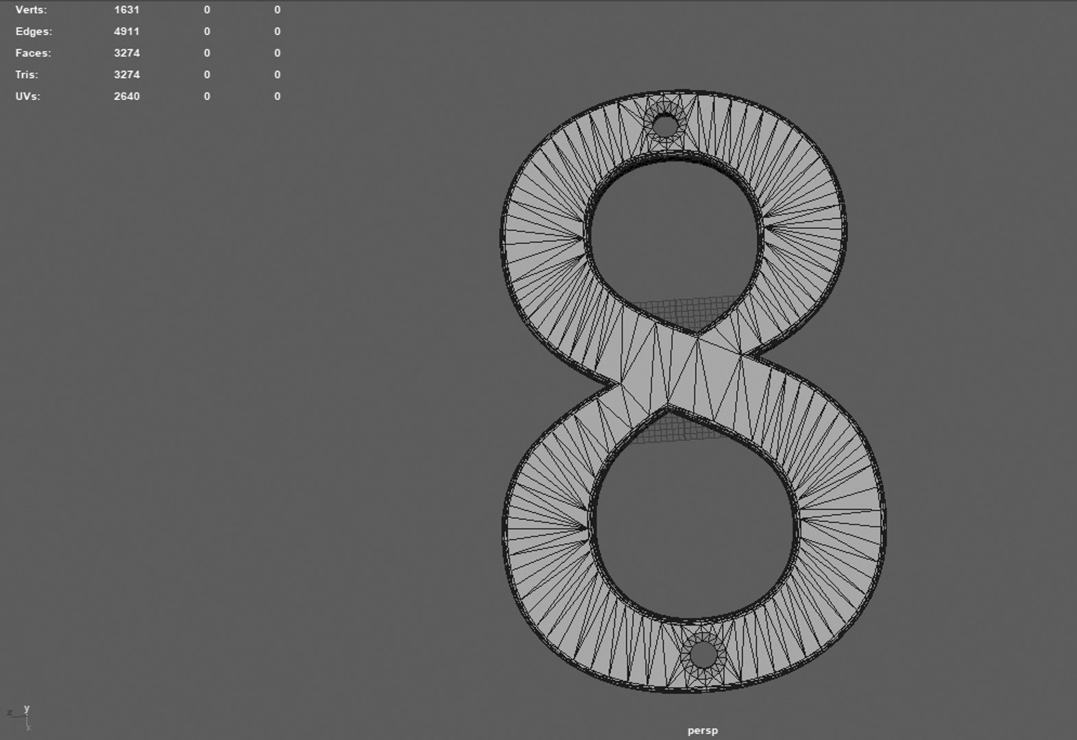 3D Number 8 Model - TurboSquid 2216159