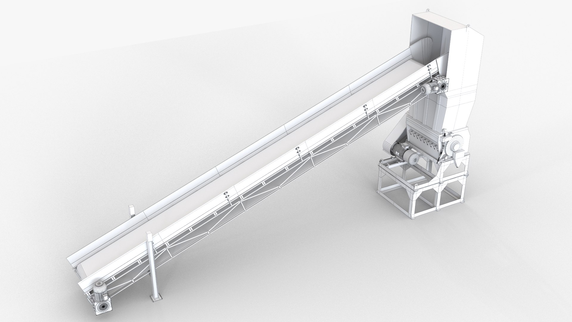 Recycling Machine 3d Model