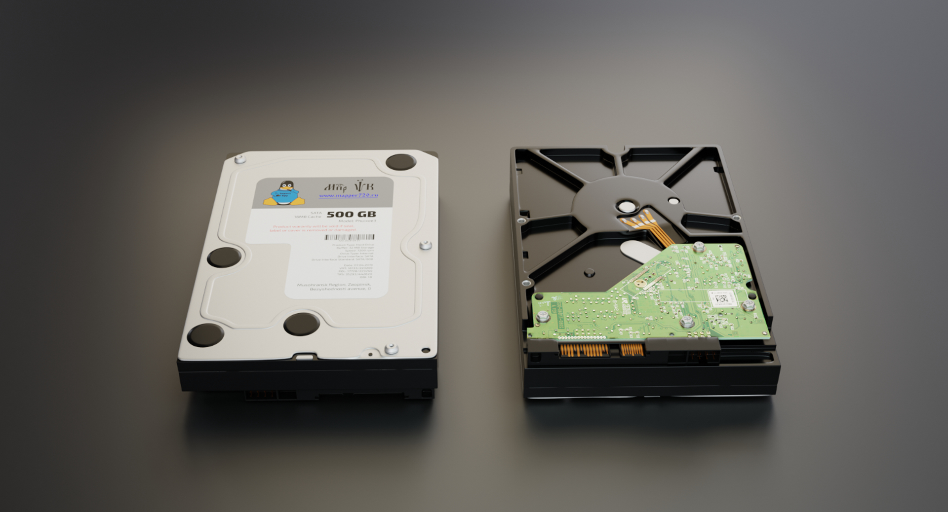 Hdd Details 3D Model - TurboSquid 1395474