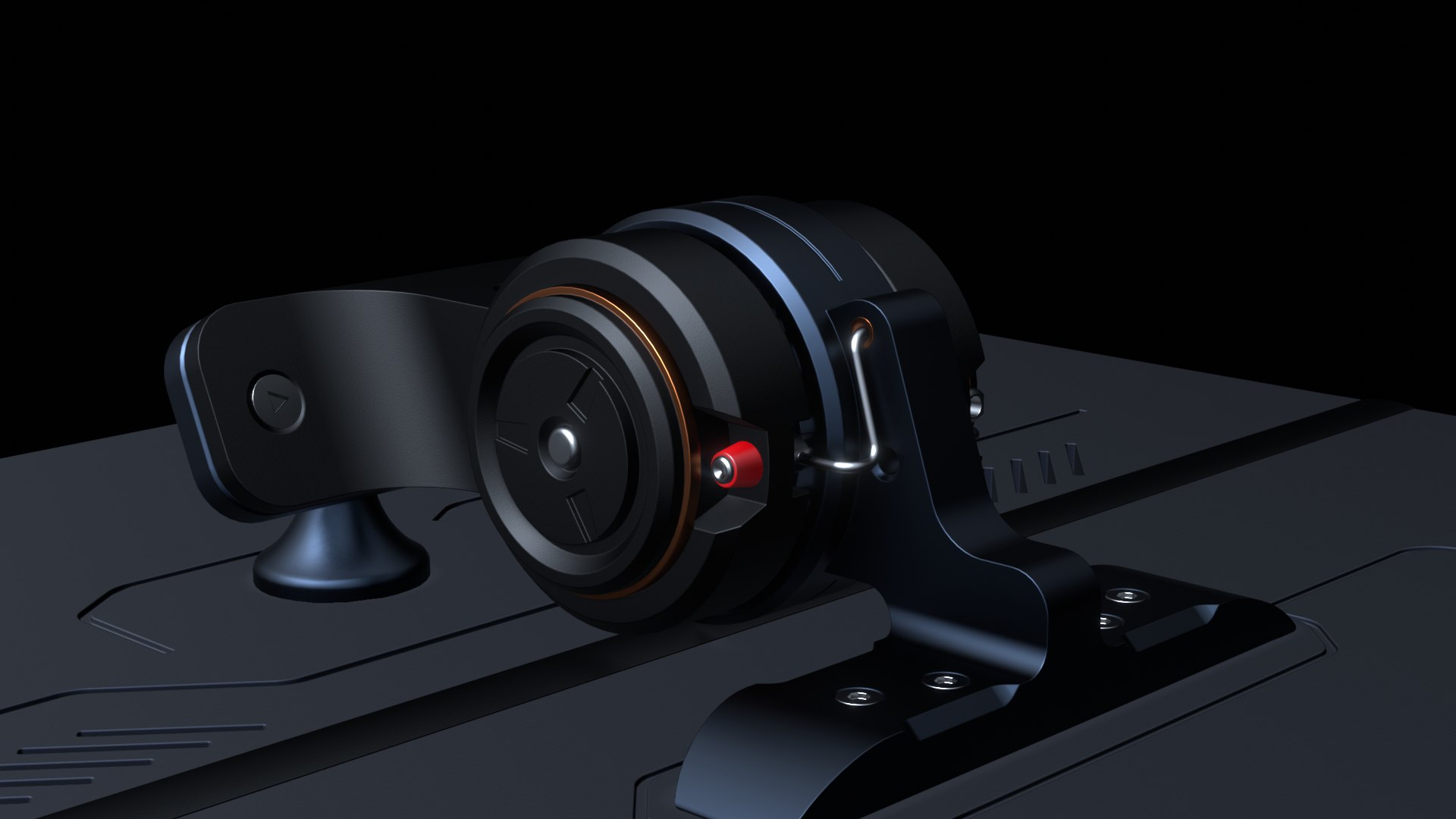 3D SciFi Hinge - TurboSquid 1960620