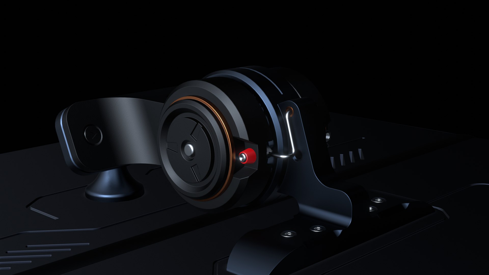 3D SciFi Hinge - TurboSquid 1960620