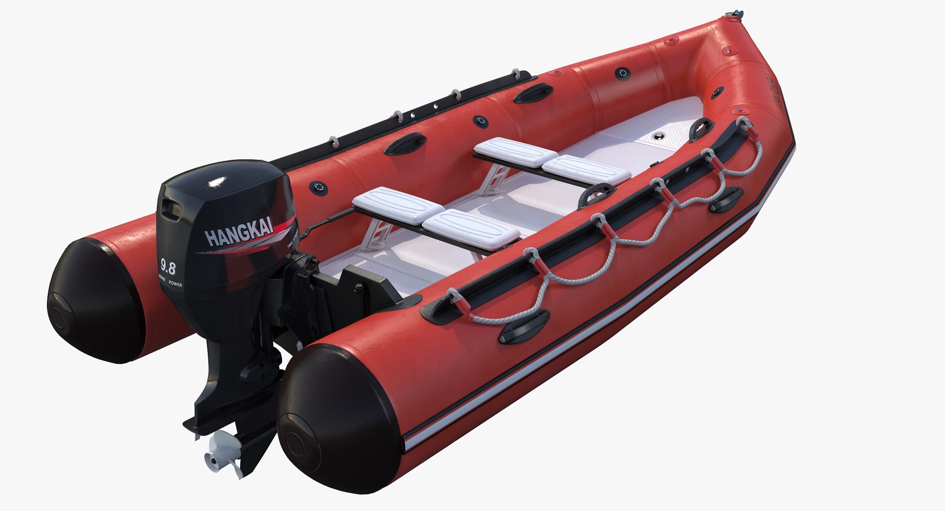 Rigid-hulled Inflatable Boat Motor 3D Model - TurboSquid 1412996