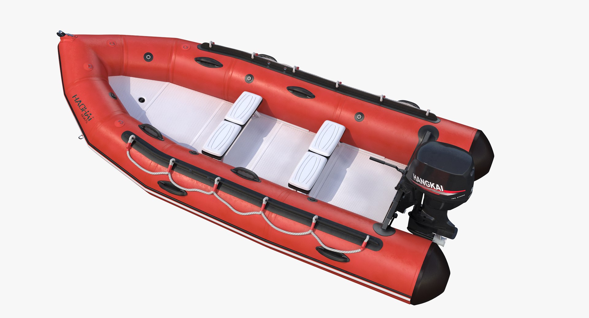 Rigid-hulled Inflatable Boat Motor 3D Model - TurboSquid 1412996