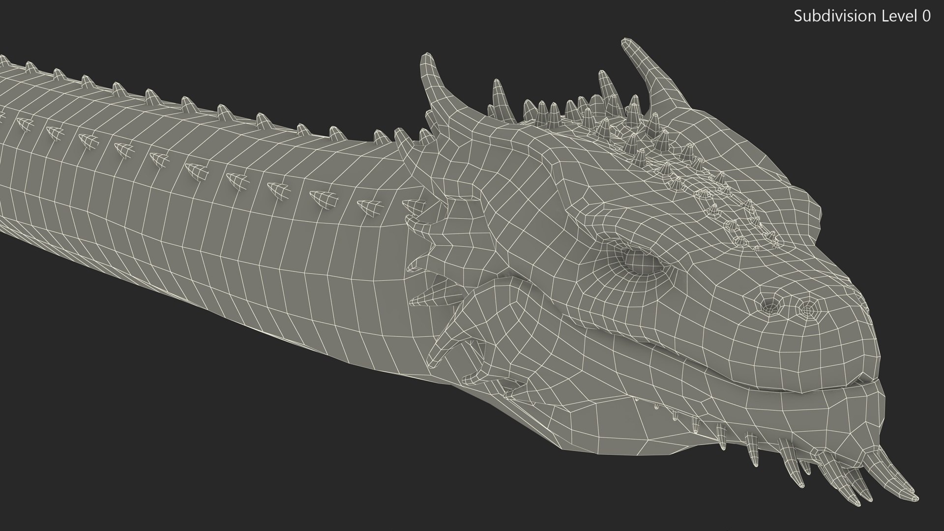 Mythical Serpentine Dragon Rigged 3D Model - TurboSquid 2212707