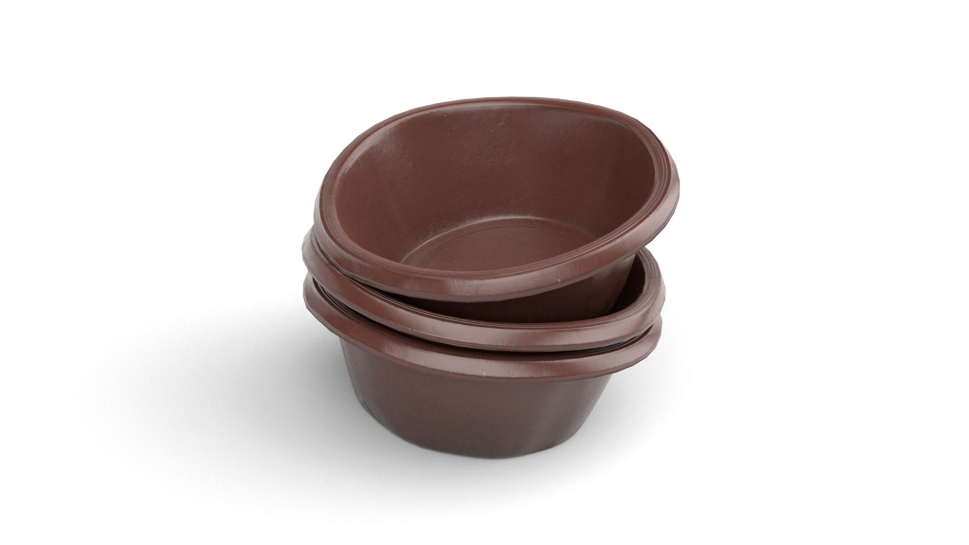 3D Plastic Wash Basin Model - TurboSquid 1701351