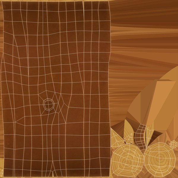 Cartoon Log and Twigs Pack model - TurboSquid 1912460