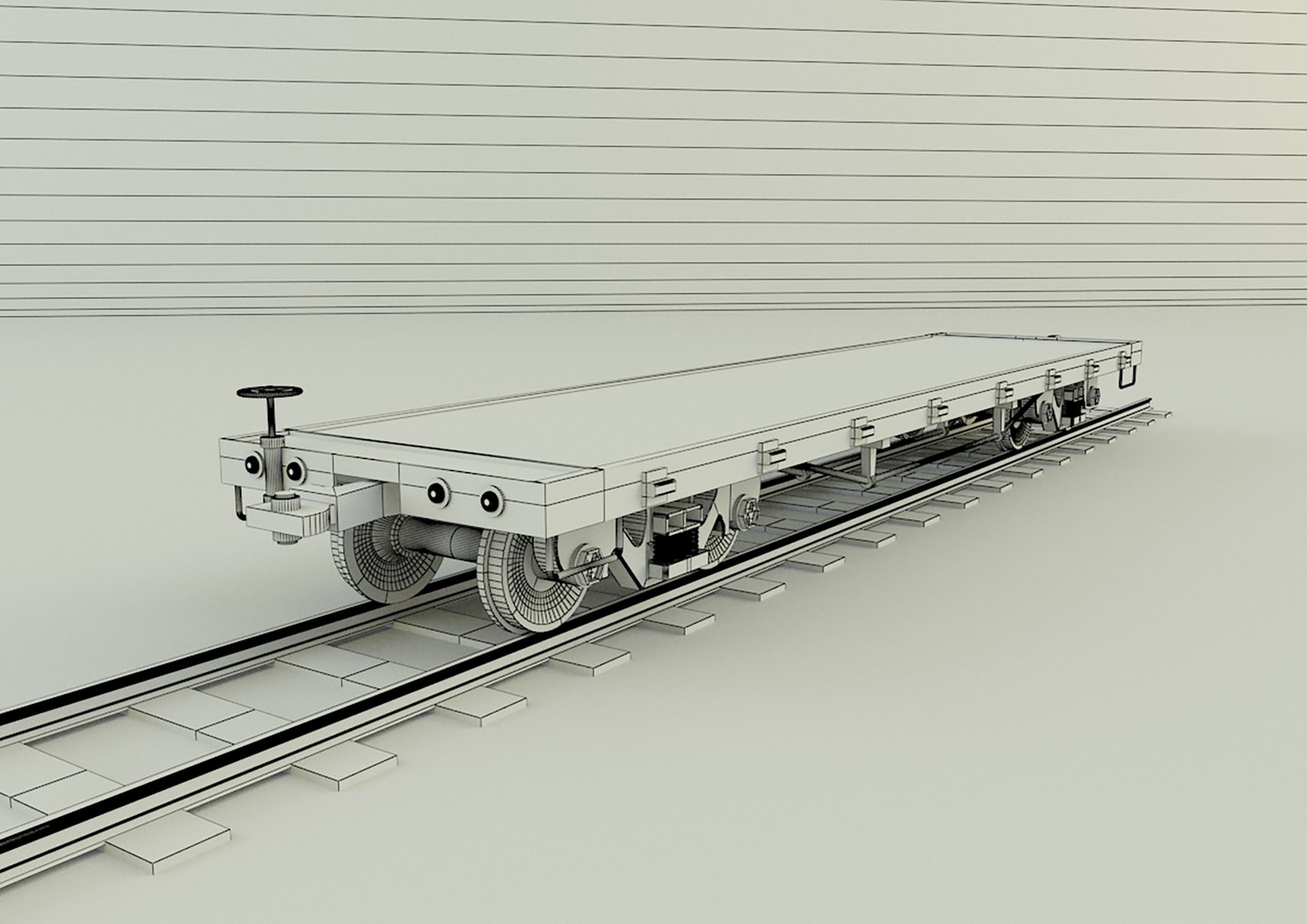 3D Train Freight Wagon 3D Model - TurboSquid 2121606