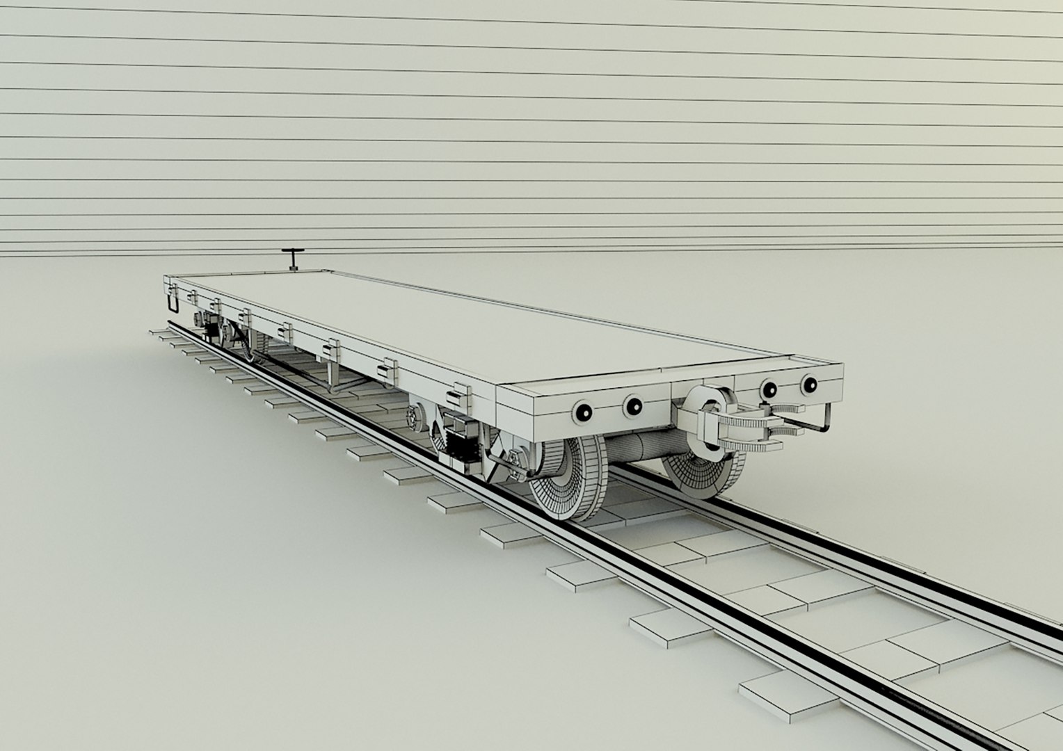 3D Train Freight Wagon 3D Model - TurboSquid 2121606