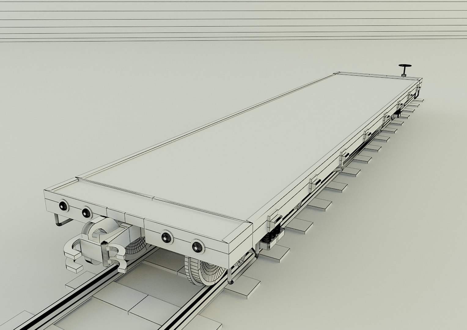 3D Train Freight Wagon 3D Model - TurboSquid 2121606