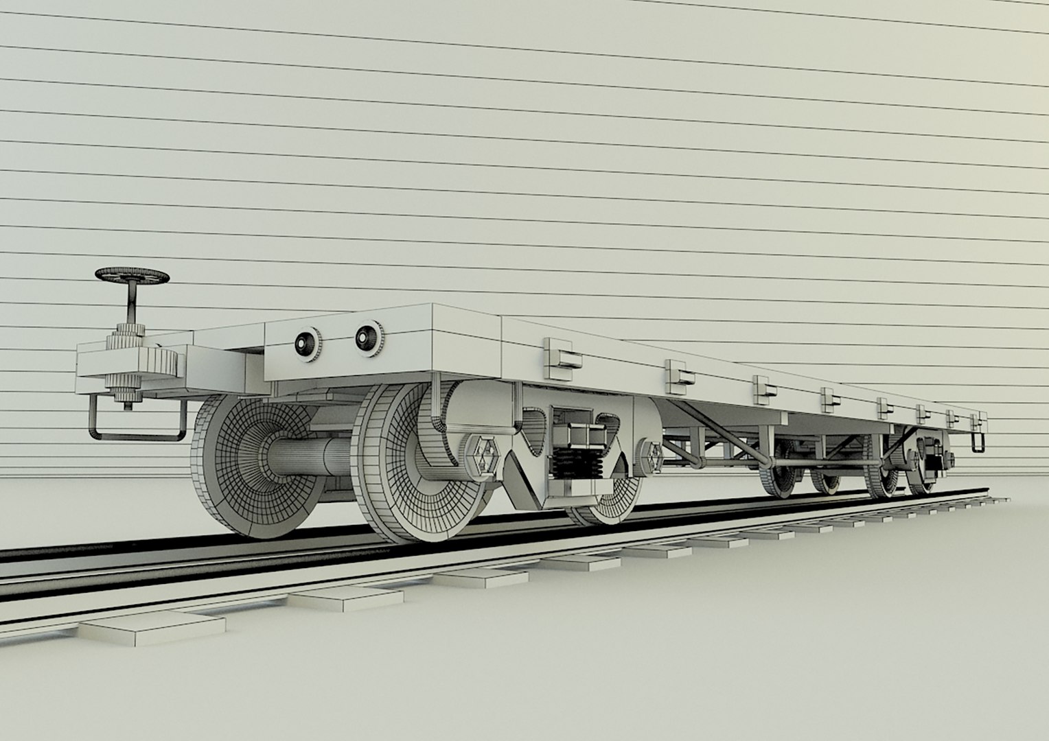 3D Train Freight Wagon 3D Model - TurboSquid 2121606