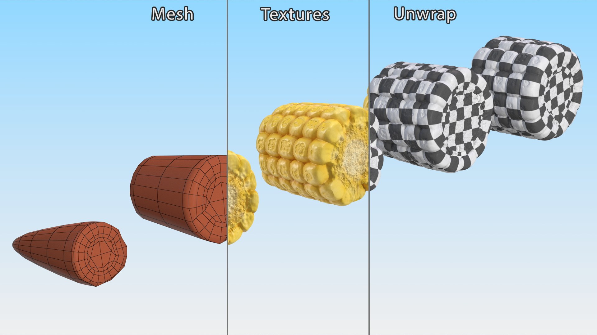 3D Baby Corns Collection - TurboSquid 2197179