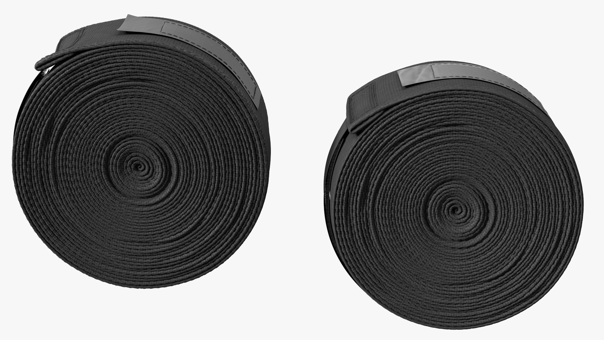 3D Model Black Boxing Hand Wrap 2 Rolls Fur - TurboSquid 1942052