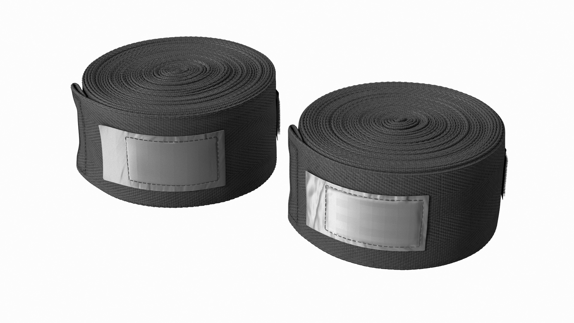 3D Model Black Boxing Hand Wrap 2 Rolls Fur - TurboSquid 1942052