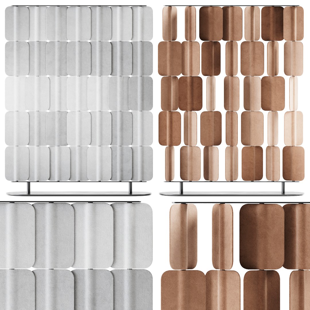 Patch PA 1215 Self Standing Acoustic Divider By True Design 3D Model ...