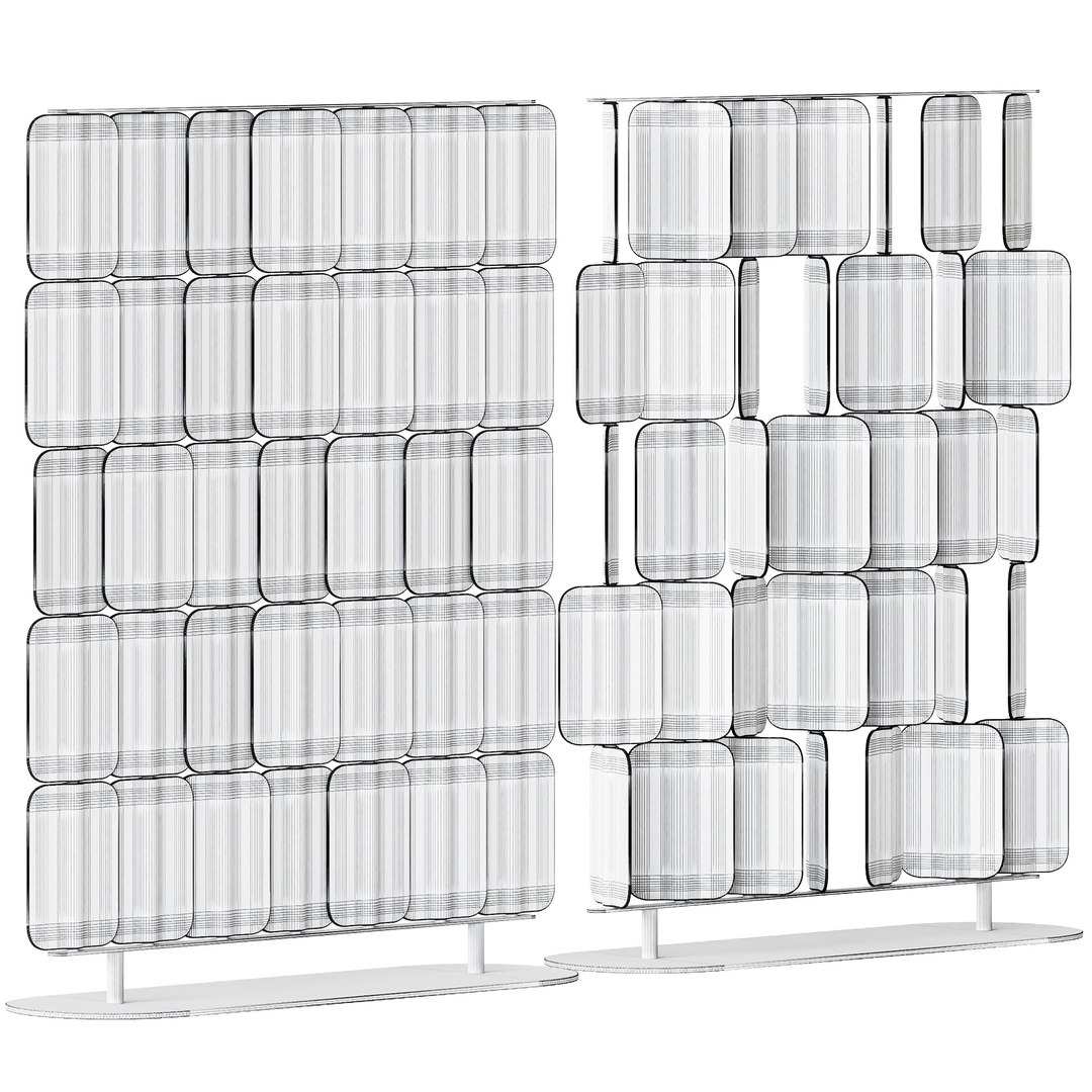 Patch PA 1215 Self Standing Acoustic Divider By True Design 3D Model - TurboSquid 2051307