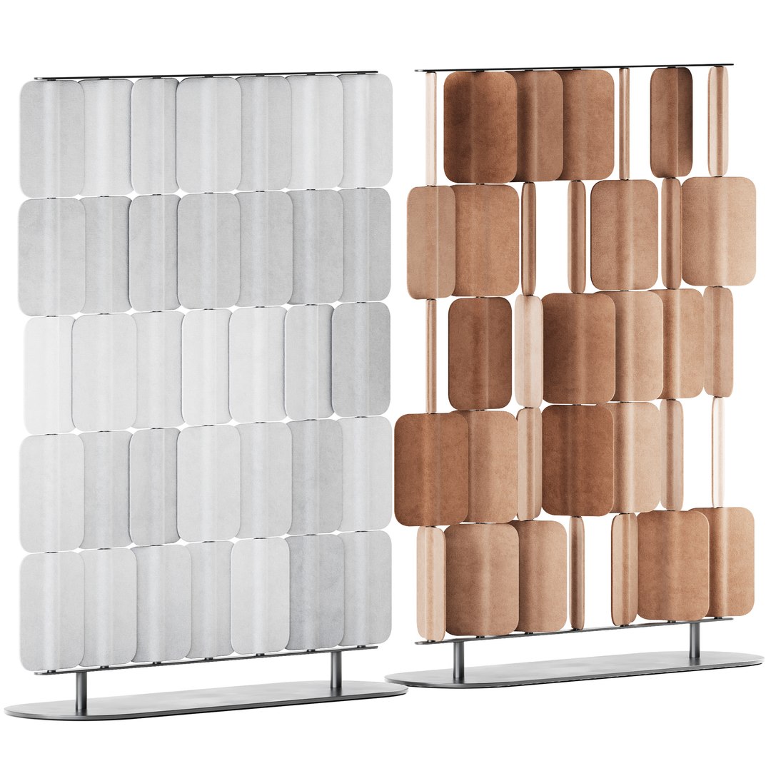 Patch PA 1215 Self Standing Acoustic Divider By True Design 3D Model - TurboSquid 2051307