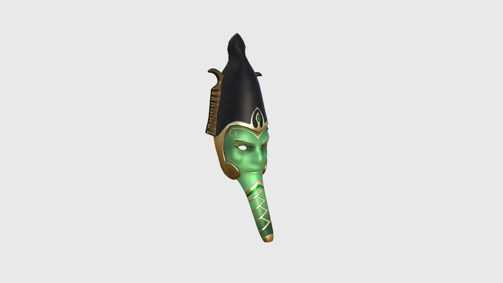 3D Osiris Mask A10 - Egyptian Gods Character Clothing Model ...