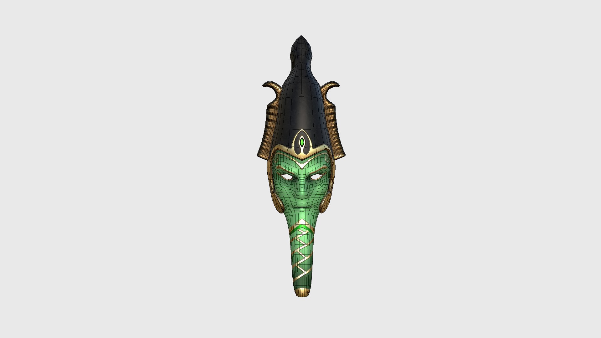 3D Osiris Mask A10 - Egyptian Gods Character Clothing Model ...