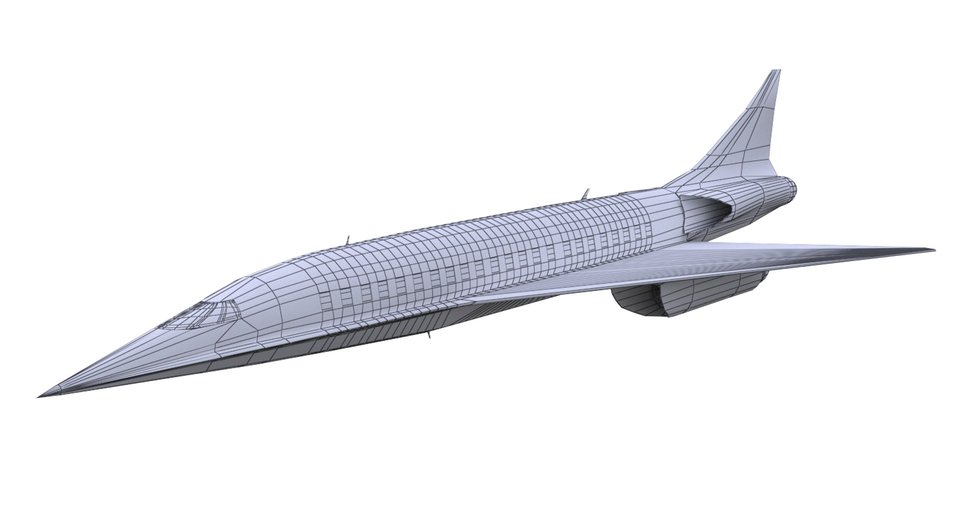Boom Xb-1 Supersonic 3d Model
