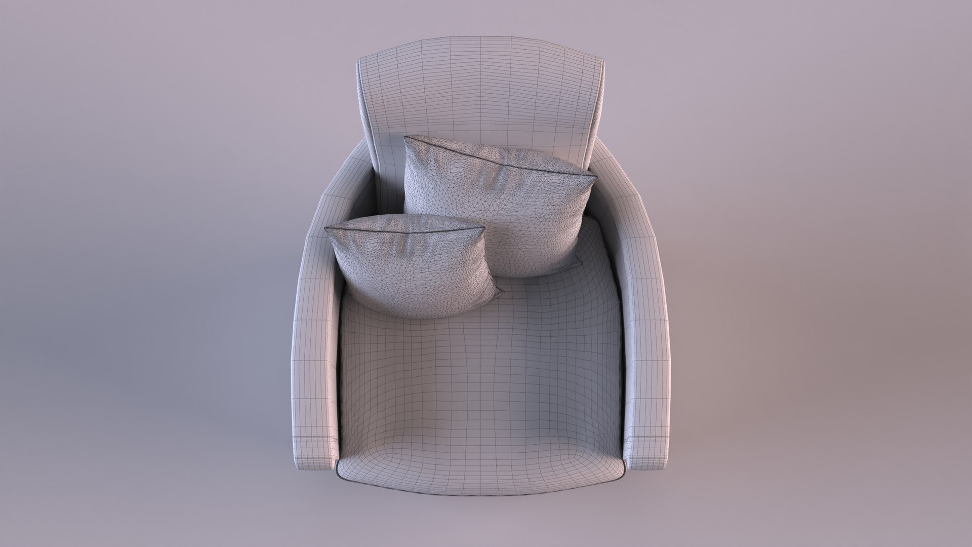 3D Designer Donghia Conversation Chair - TurboSquid 2238000