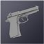 M9f Pistol 3d Model
