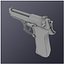 M9f Pistol 3d Model