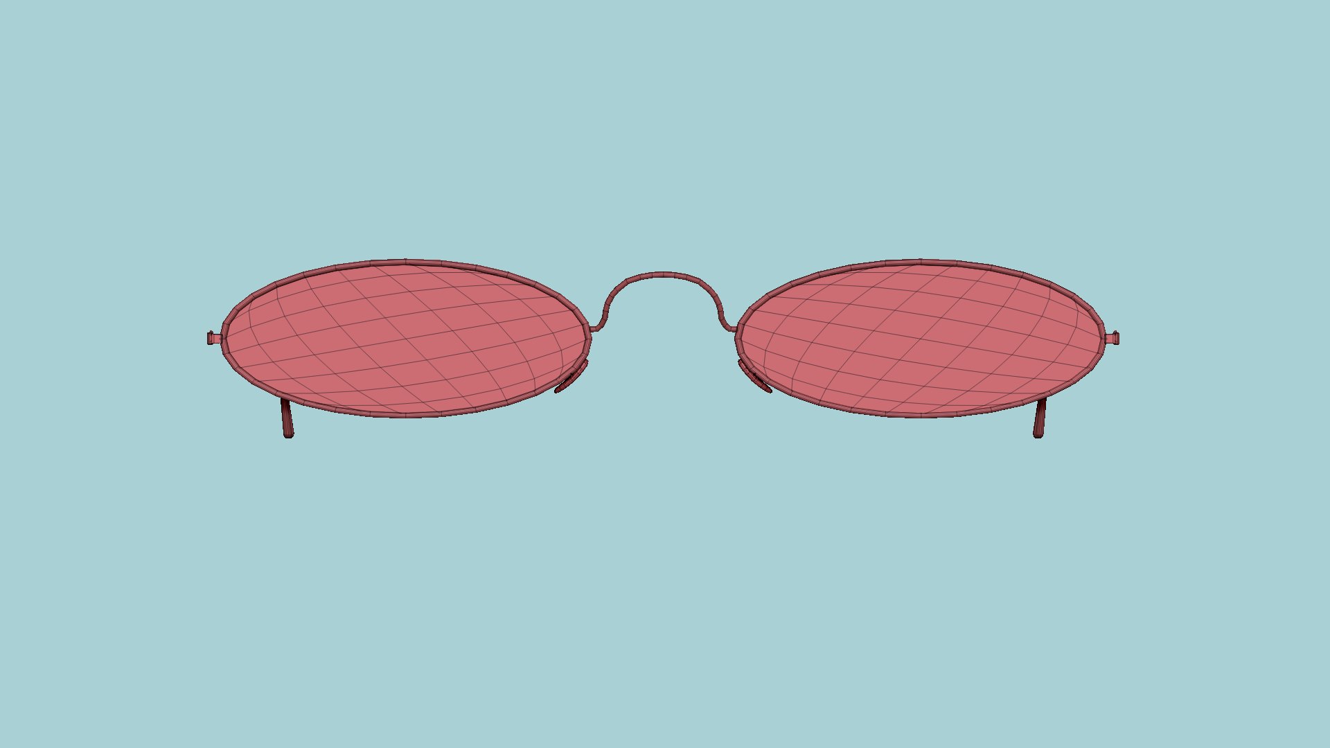 3D Model Sunglass F11 Orange Blue - Character Design Fashion ...