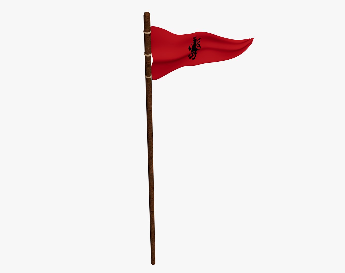 Free 3D Model Ancient Free Flag - TurboSquid 1953427