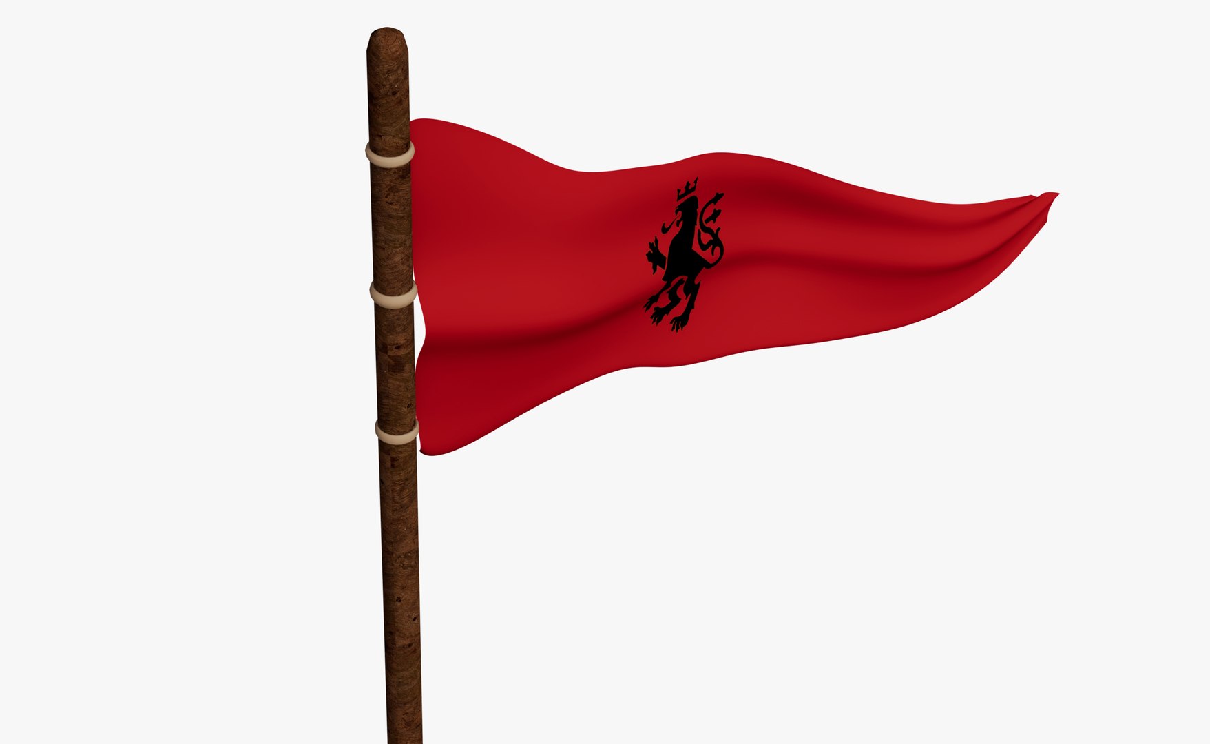 Free 3D Model Ancient Free Flag - TurboSquid 1953427