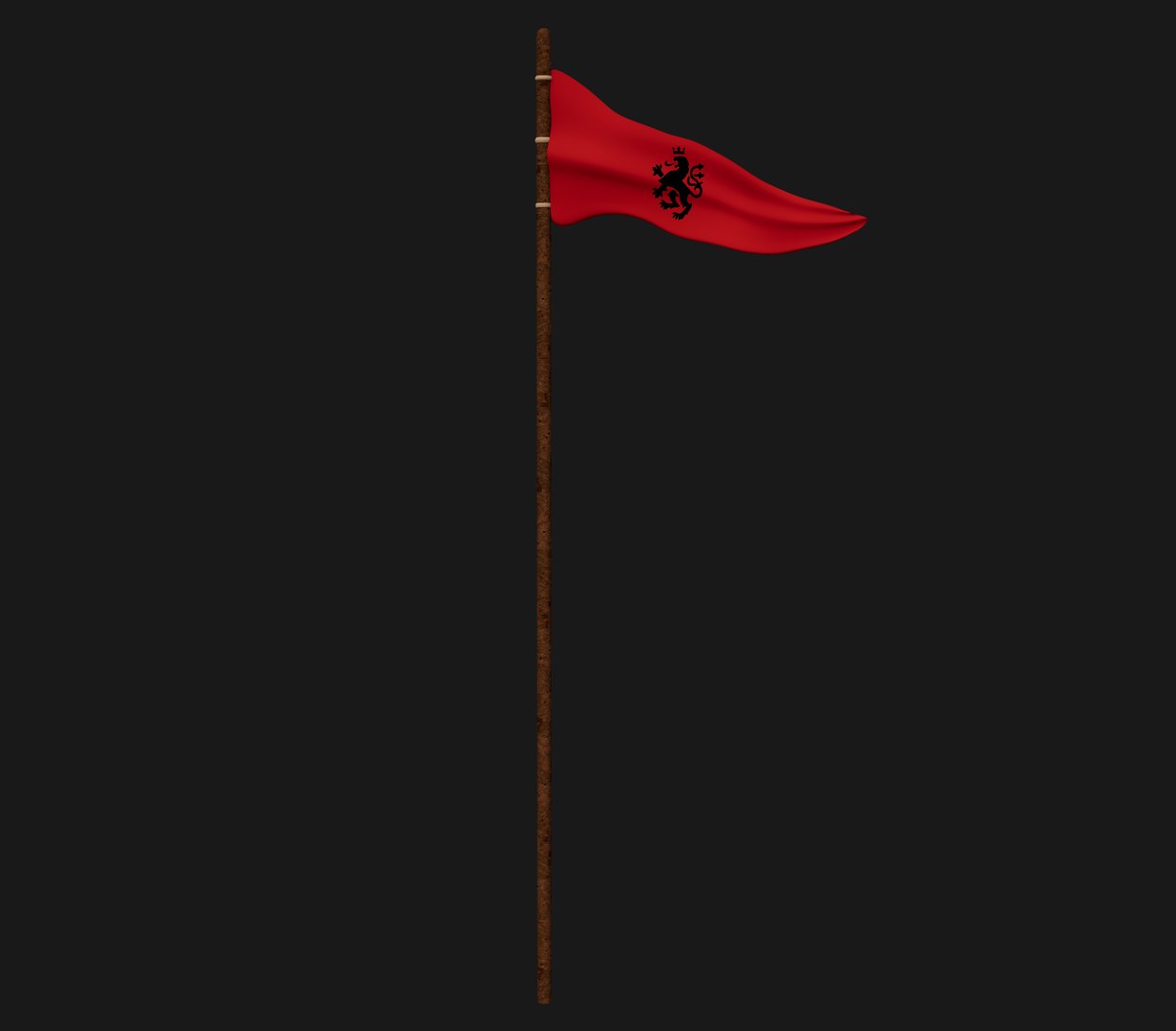 Free 3D Model Ancient Free Flag - TurboSquid 1953427