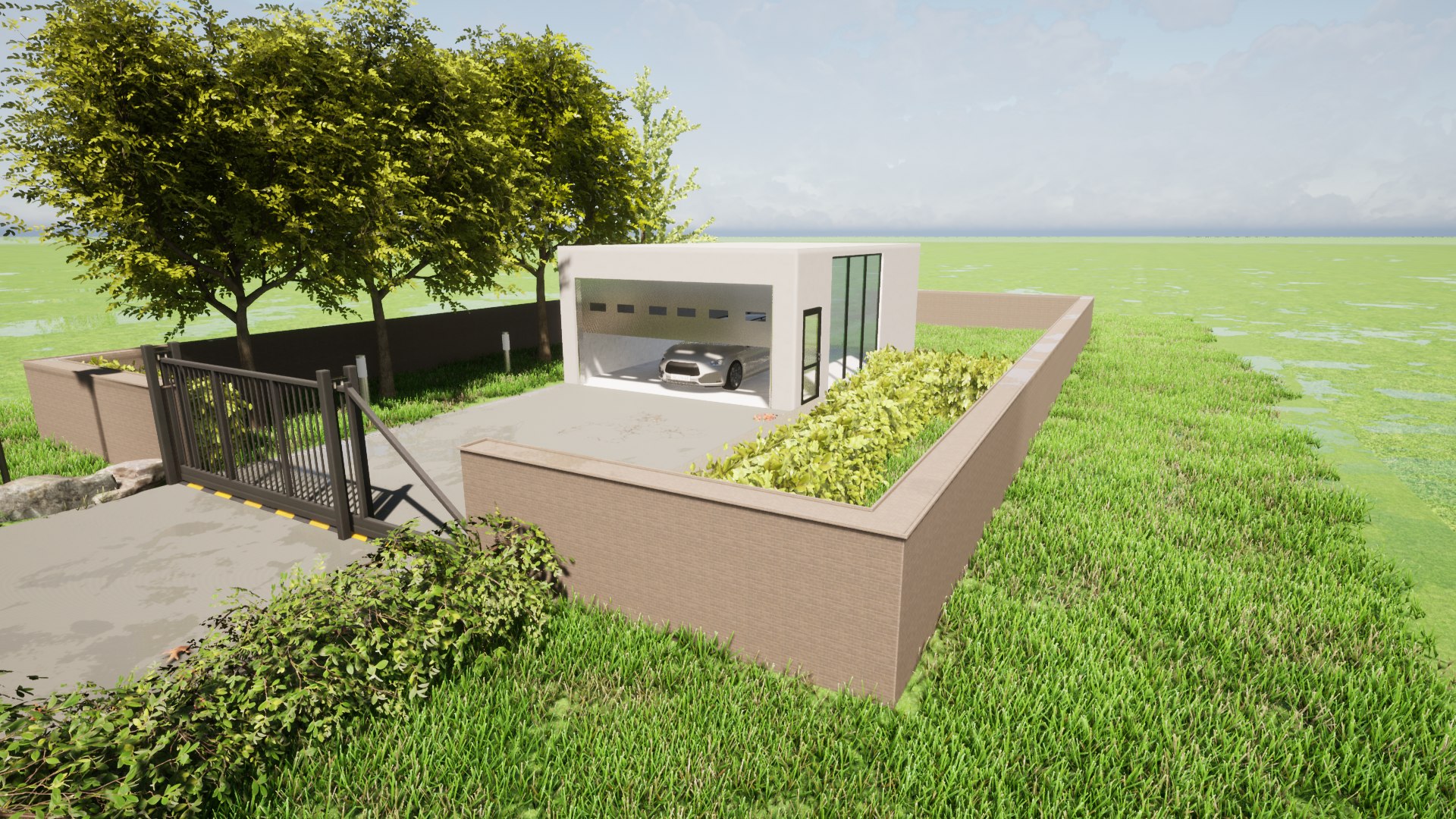 3D Basic Garage Model - TurboSquid 1742418