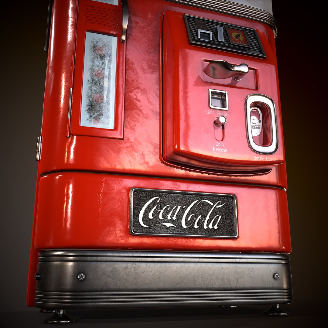 3D Coca Cola Machine - TurboSquid 2259607