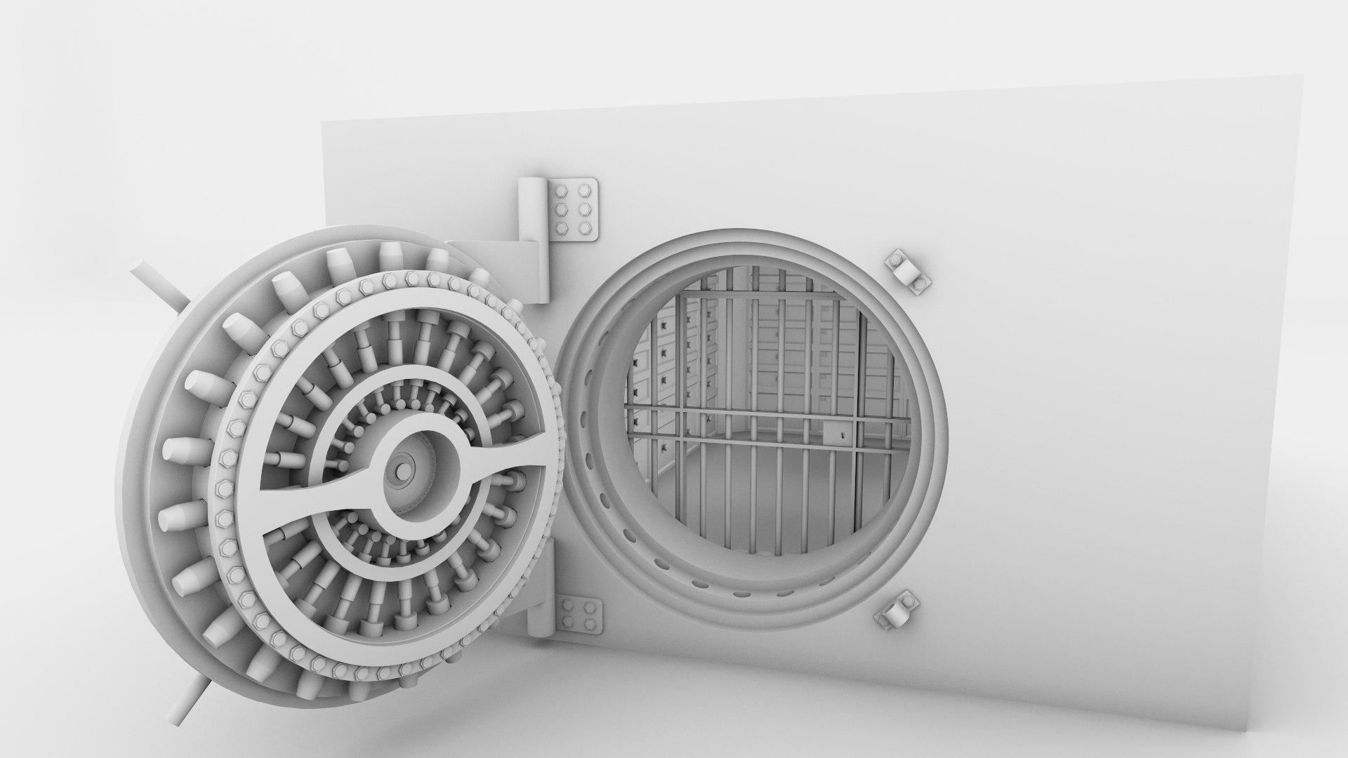 3D Bank Vault - TurboSquid 1358288